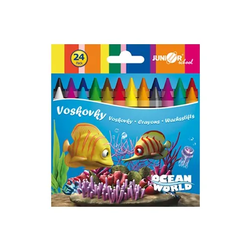 Pastelky voskovky Ocean World 24 ks | Dárky pro radost